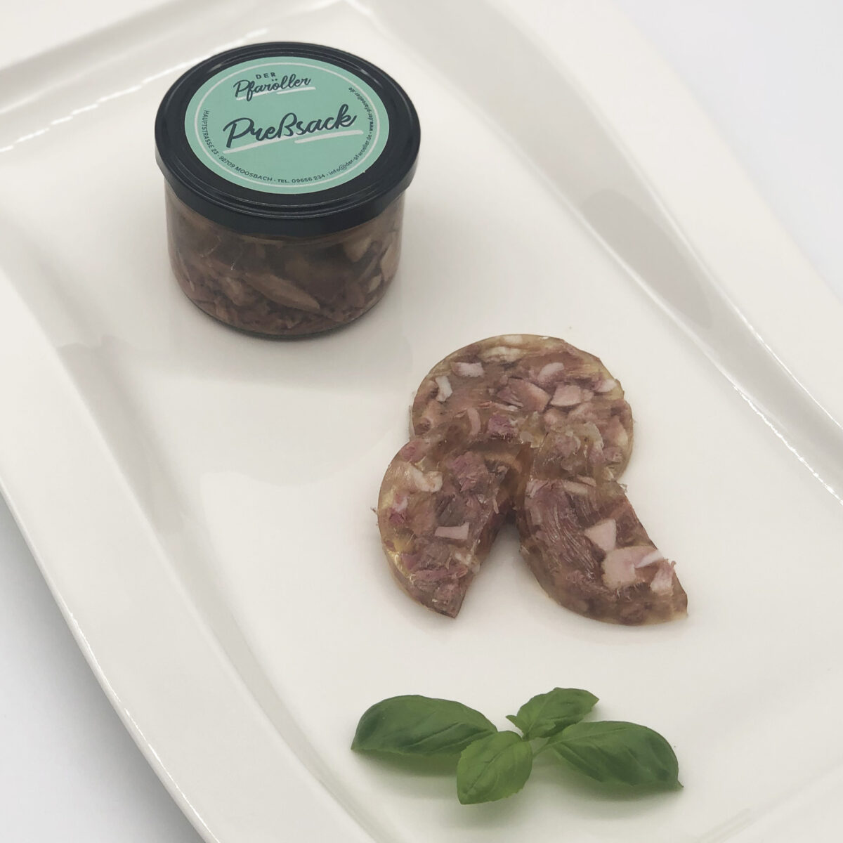 hausgemachter weißer Preßsack im Glas | Der Pfaröller